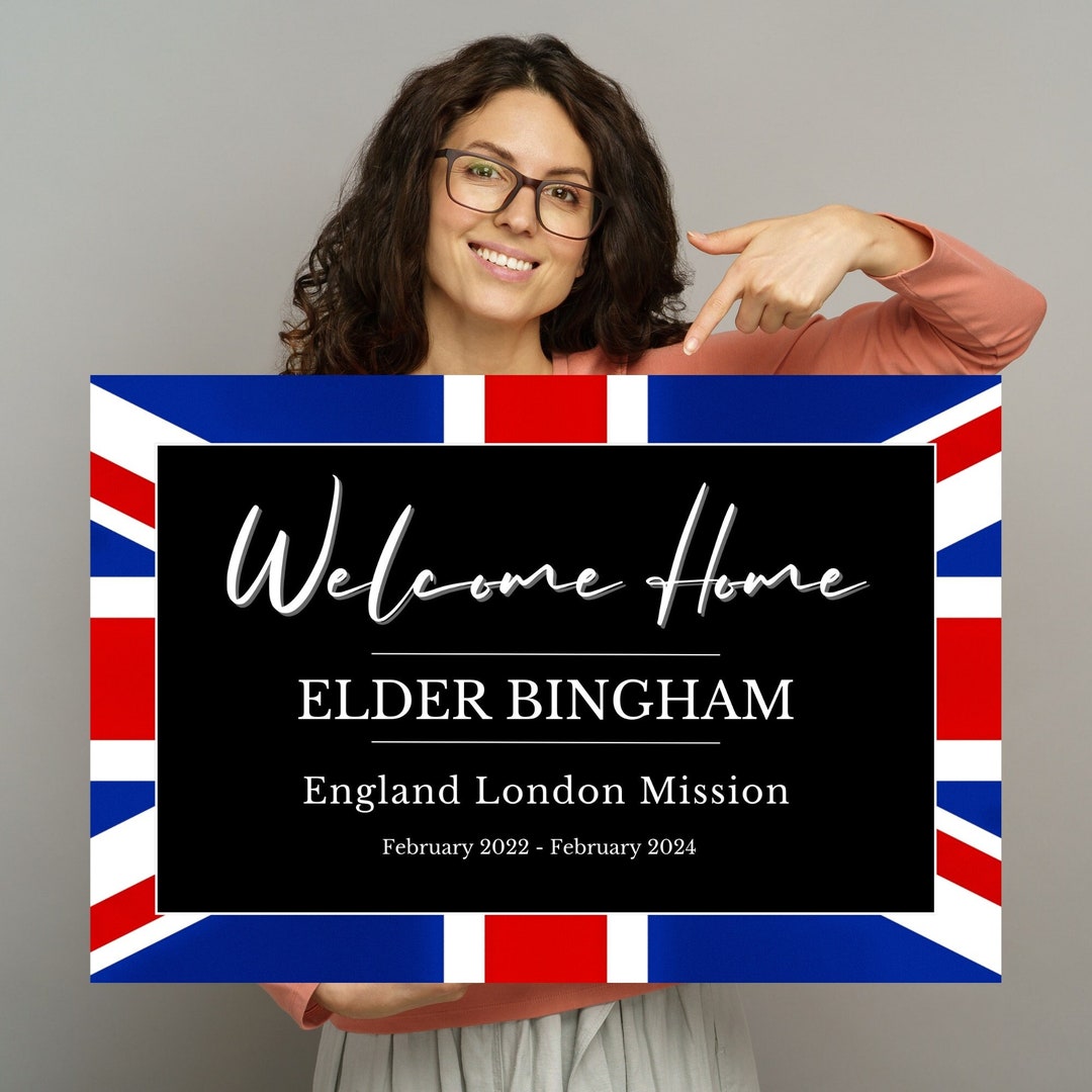 Missionary Welcome Home Poster Color Options LDS Missionary Poster LDS ...
