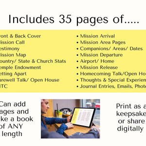 Mission Memories Book – Editable in CANVA – LDS Missionary Gift ...