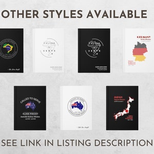 Custom LDS Mission Journal - for Any Mission - Personalized LDS ...