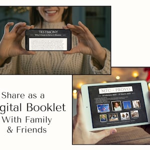 Mission Memories Book – Editable in CANVA – LDS Missionary Gift ...