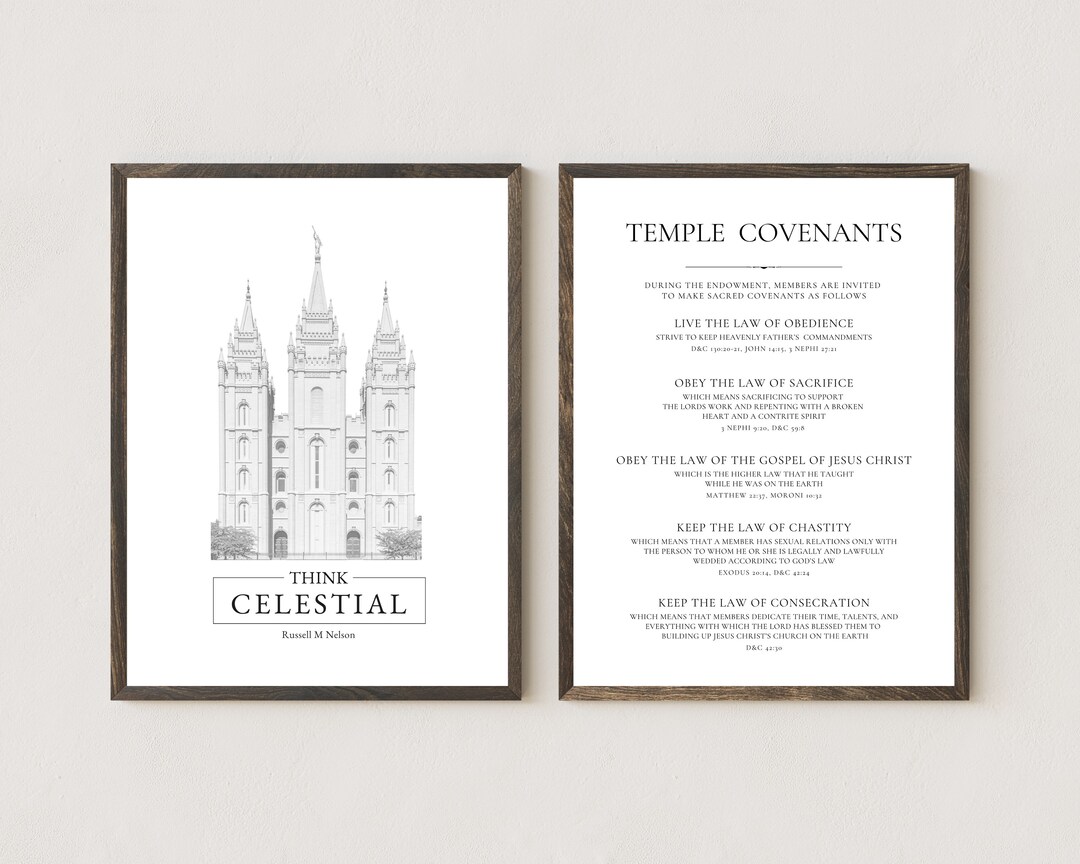 Think Celestial and Temple Covenants - Russell M Nelson Quote - Temple ...