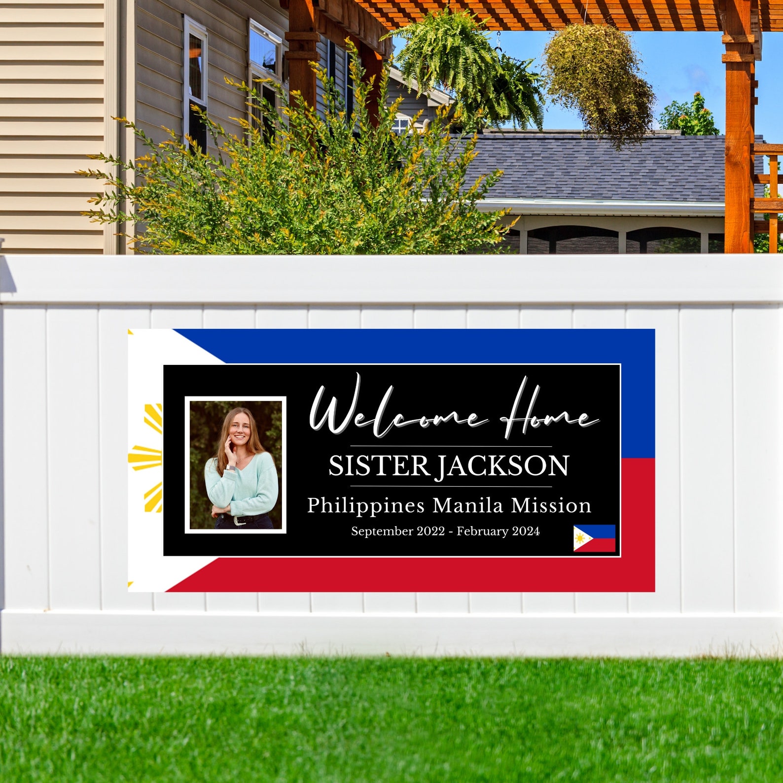 Missionary Welcome Home Banner - 6x2 or 6x3 Size Options - LDS ...