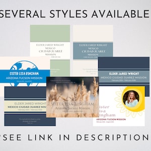 Mission Memories Book – Editable in CANVA – LDS Missionary Gift ...