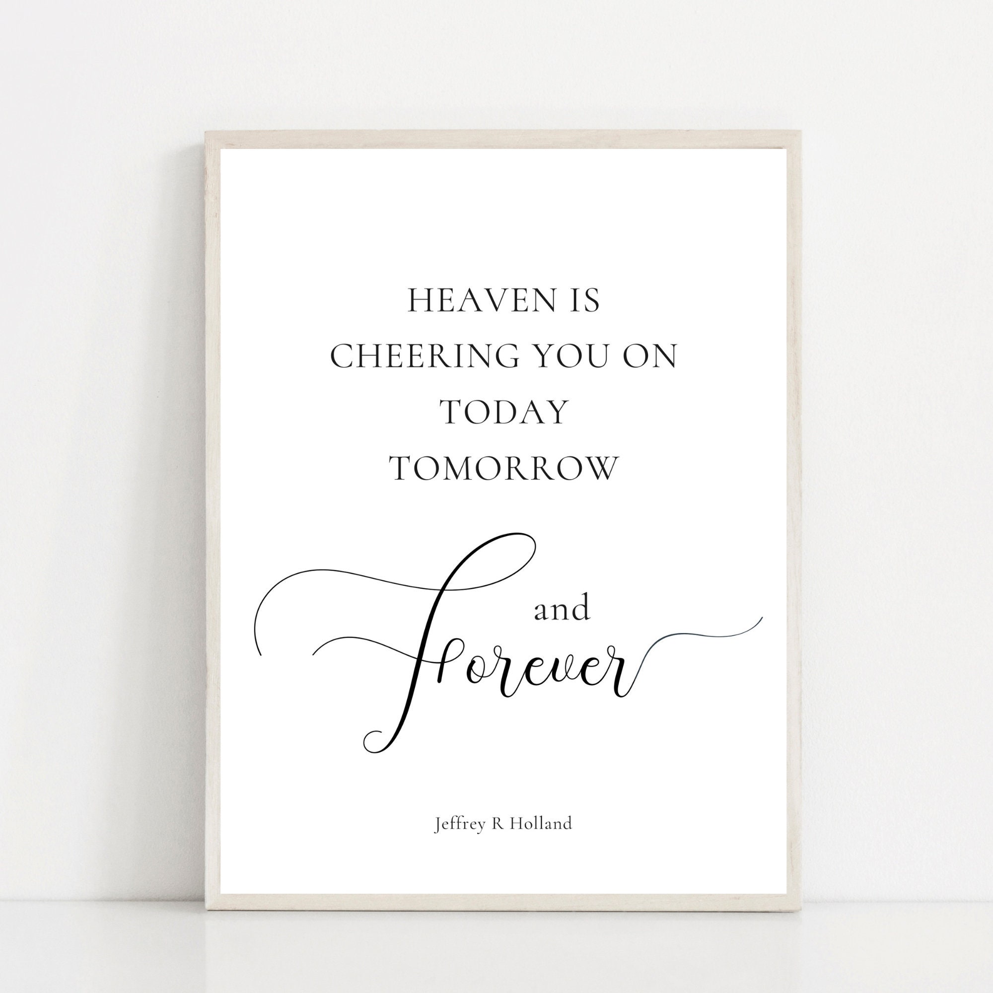 Heaven in Cheering You on - Jeffrey R Holland Quote - General ...