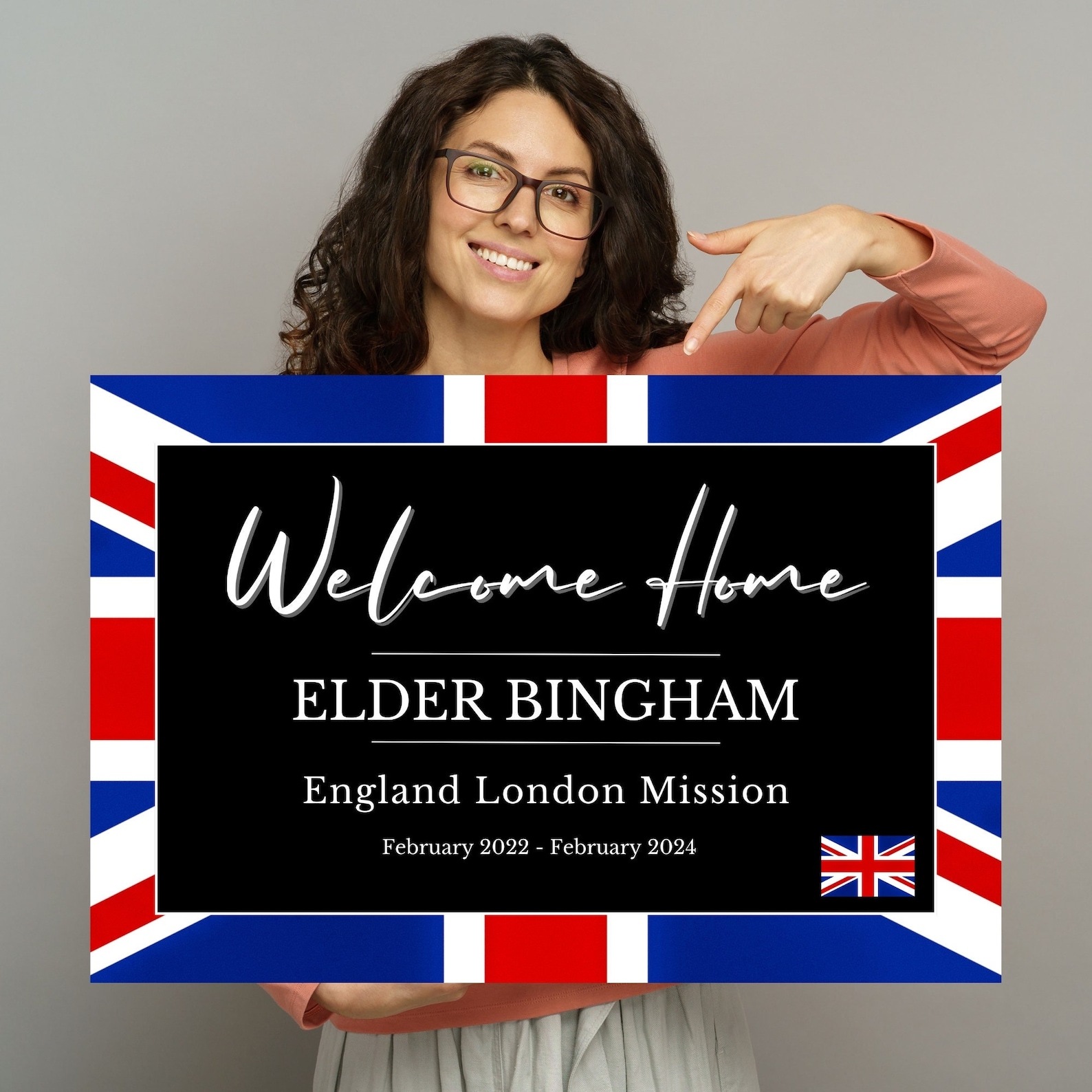 Missionary Welcome Home Poster - Color Options - LDS Missionary Poster ...