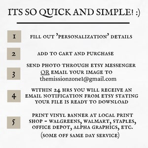 Missionary Welcome Home Banner Two Size Options Mission Banner With ...