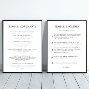 Temple Covenants, Temple Promises - General Conference Quote - LDS ...