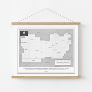 Custom LDS Mission Area Map - Two Styles - Lds Mission Map - LDS ...
