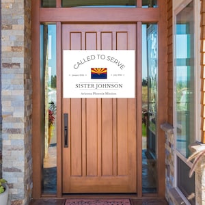 Mission Farewell Decoration - Called to Serve Sign - 2 Styles - LDS ...