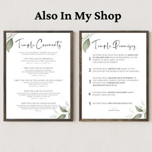 Temple Covenants, Temple Promises - General Conference Quote - LDS ...