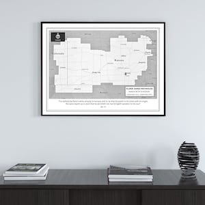 Custom LDS Mission Area Map - Two Styles - Lds Mission Map - LDS ...