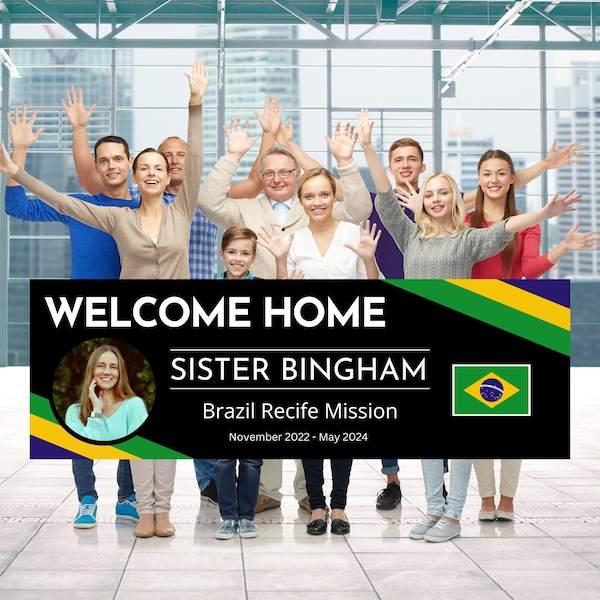 Missionary Welcome Home Banner - Etsy