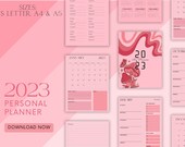 Pink 2023 Digital Planner Goodnotes Pink 2023 Planner - Etsy