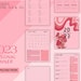 Pink 2023 Digital Planner, Goodnotes Pink 2023 Planner, Printable 2023 ...