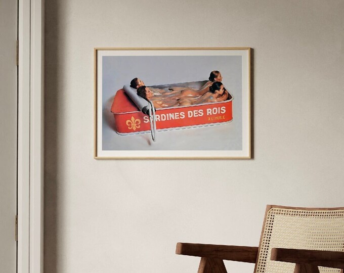 Sardines Des Rois a L'huile, King Sardines, Vintage Food Poster ...
