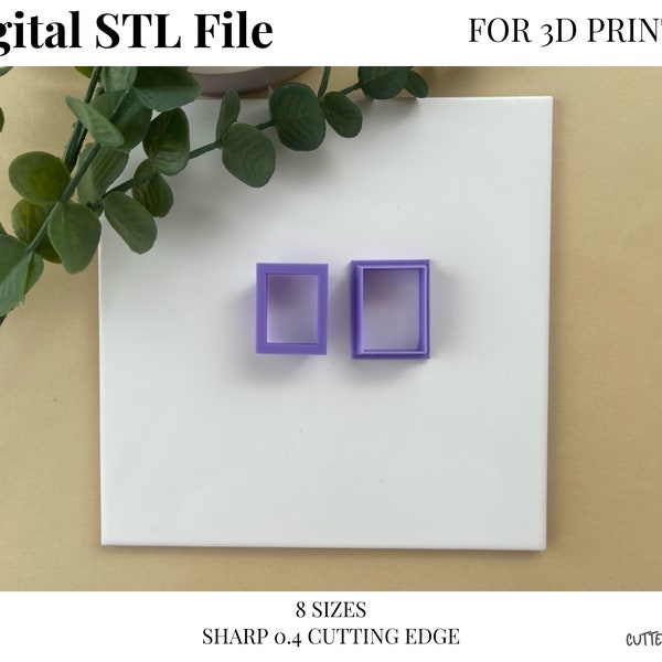 Rectangle Stl File - Etsy