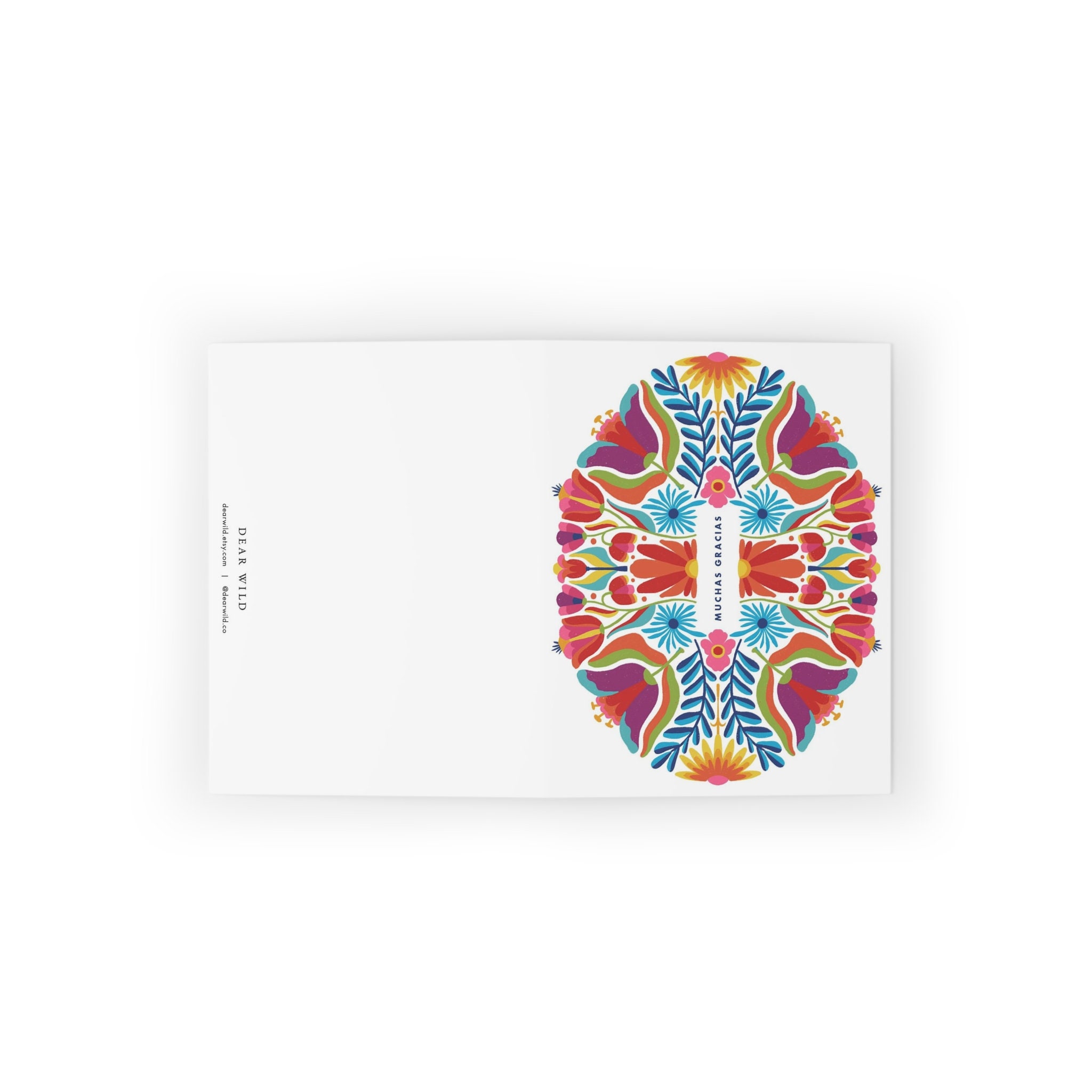 Hand Illustrated Bright Mexico-inspired Muchas Gracias Thank You Cards ...