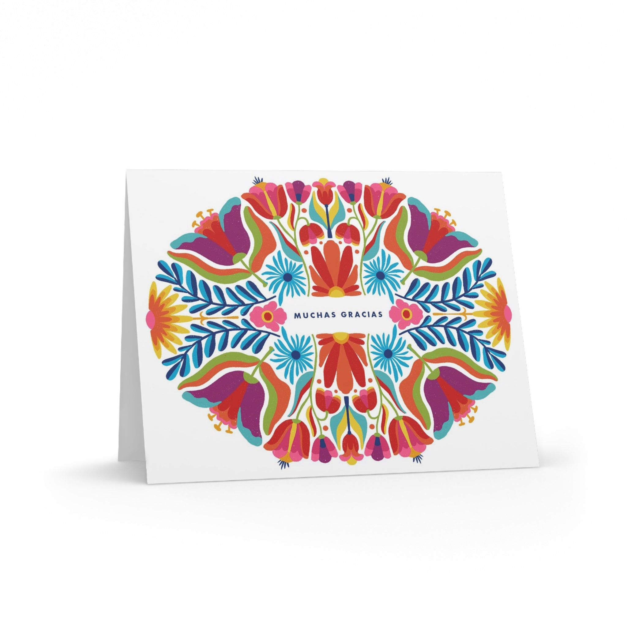 Hand Illustrated Bright Mexico-inspired Muchas Gracias Thank You Cards ...