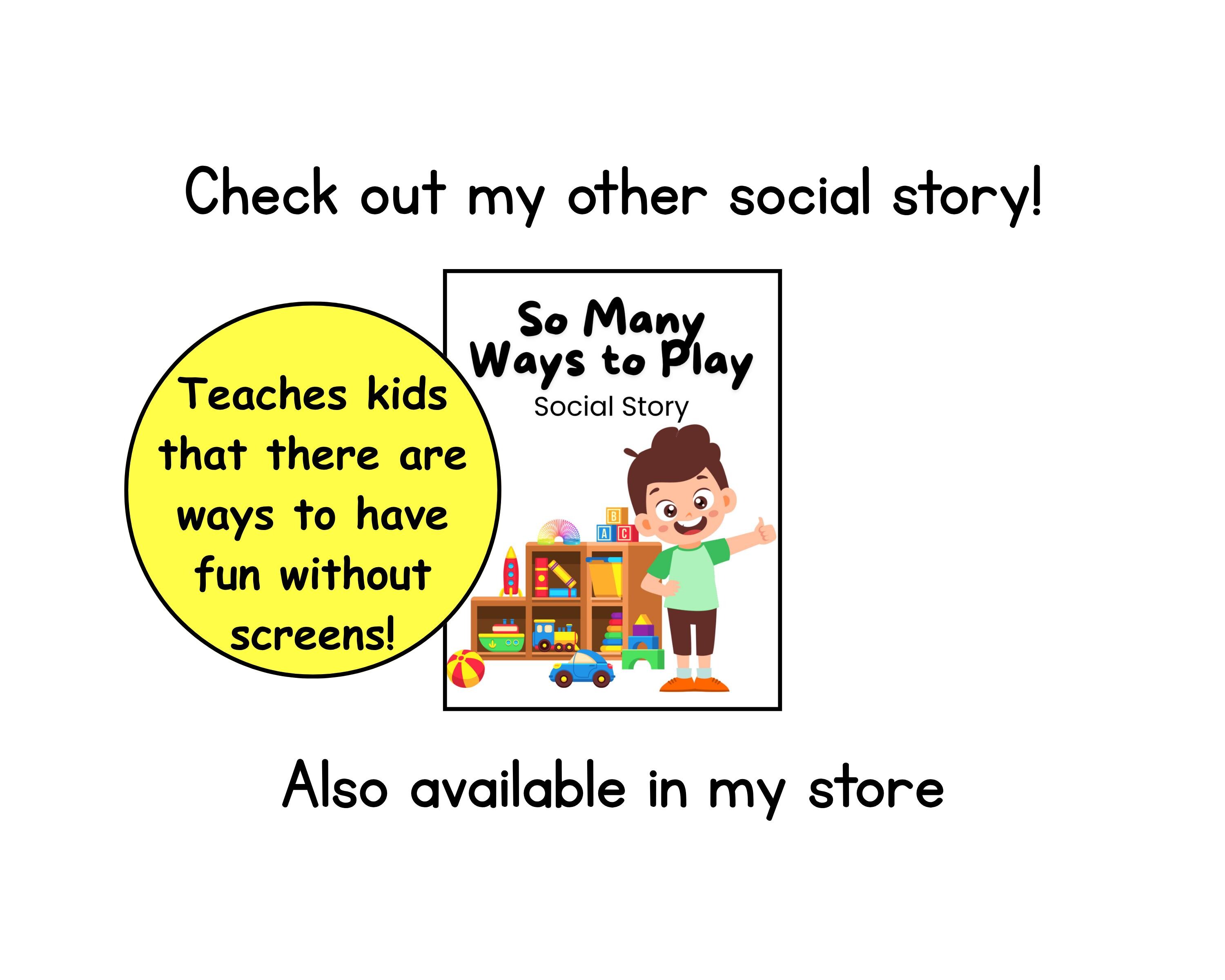 Social Story About Fidgets | How Fidgets Help With Attention & Learning ...
