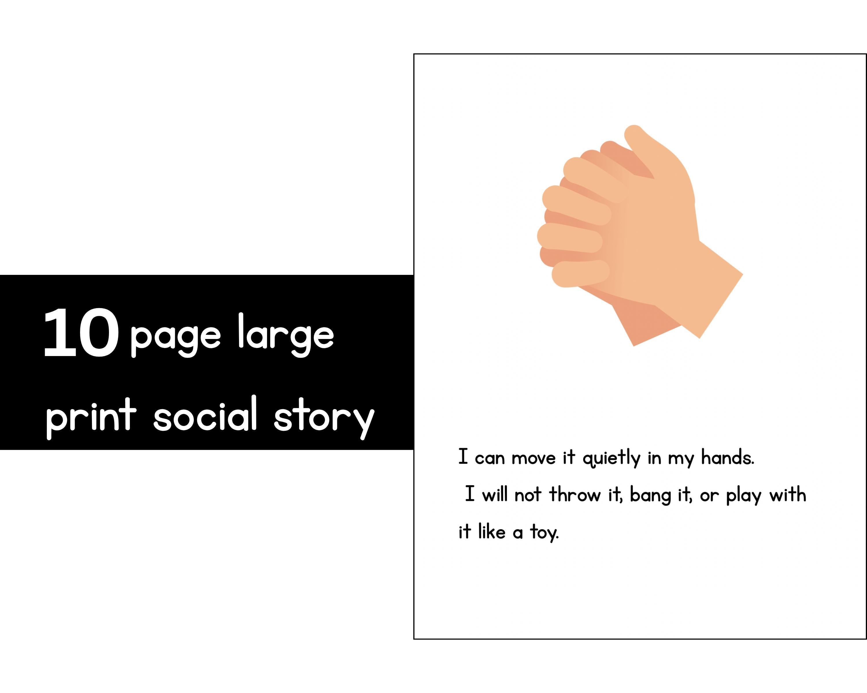 Social Story About Fidgets | How Fidgets Help With Attention & Learning ...