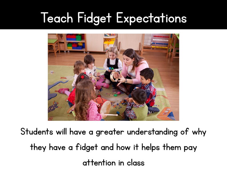 Social Story About Fidgets | How Fidgets Help With Attention & Learning ...