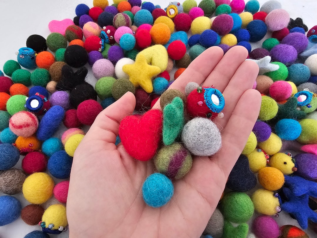 300 Pieces Craft Felt Variety Pack Mixture of Felt Balls - Etsy