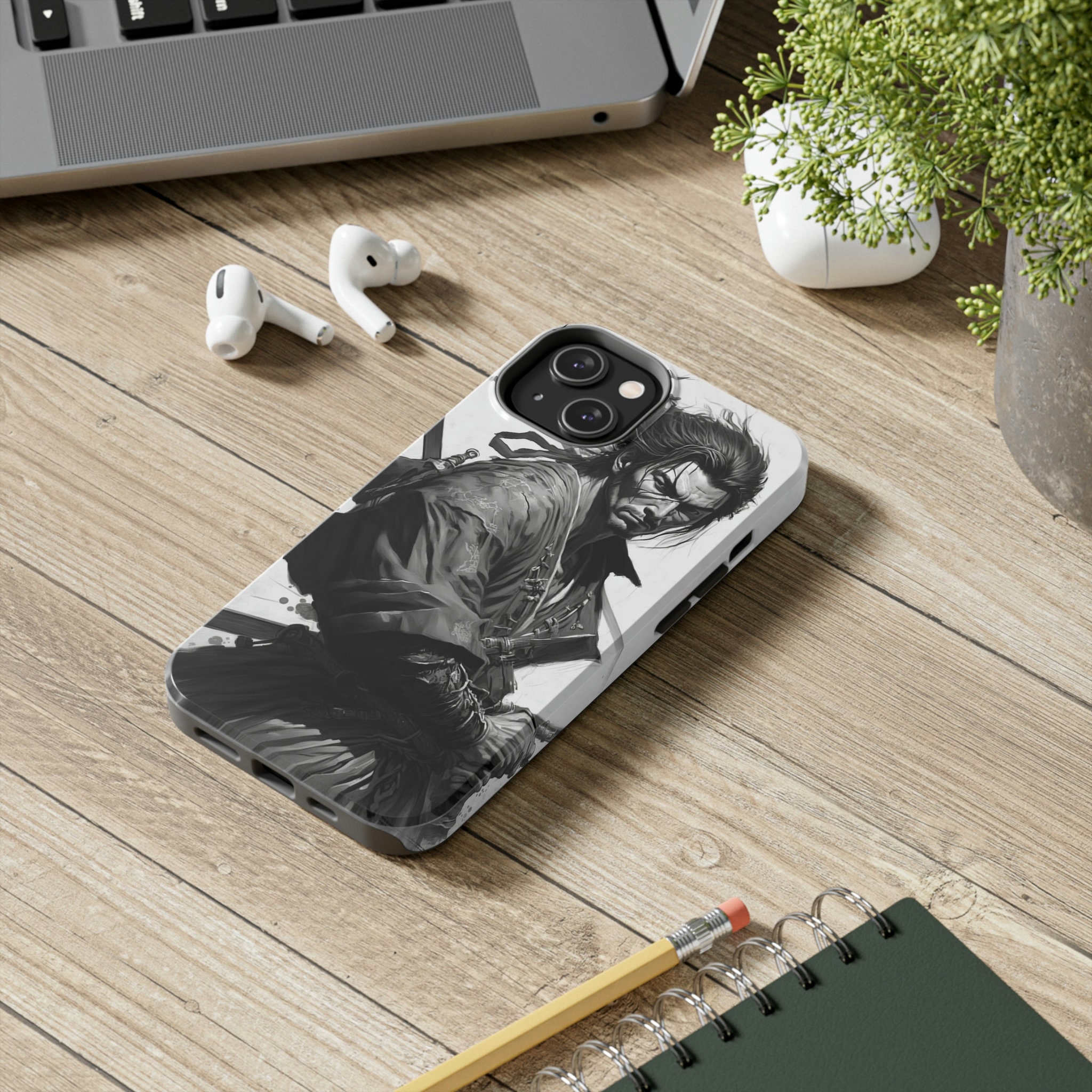 Miyamoto Musashi AI Comic Art Mobile Cover AI Generated Comic - Etsy