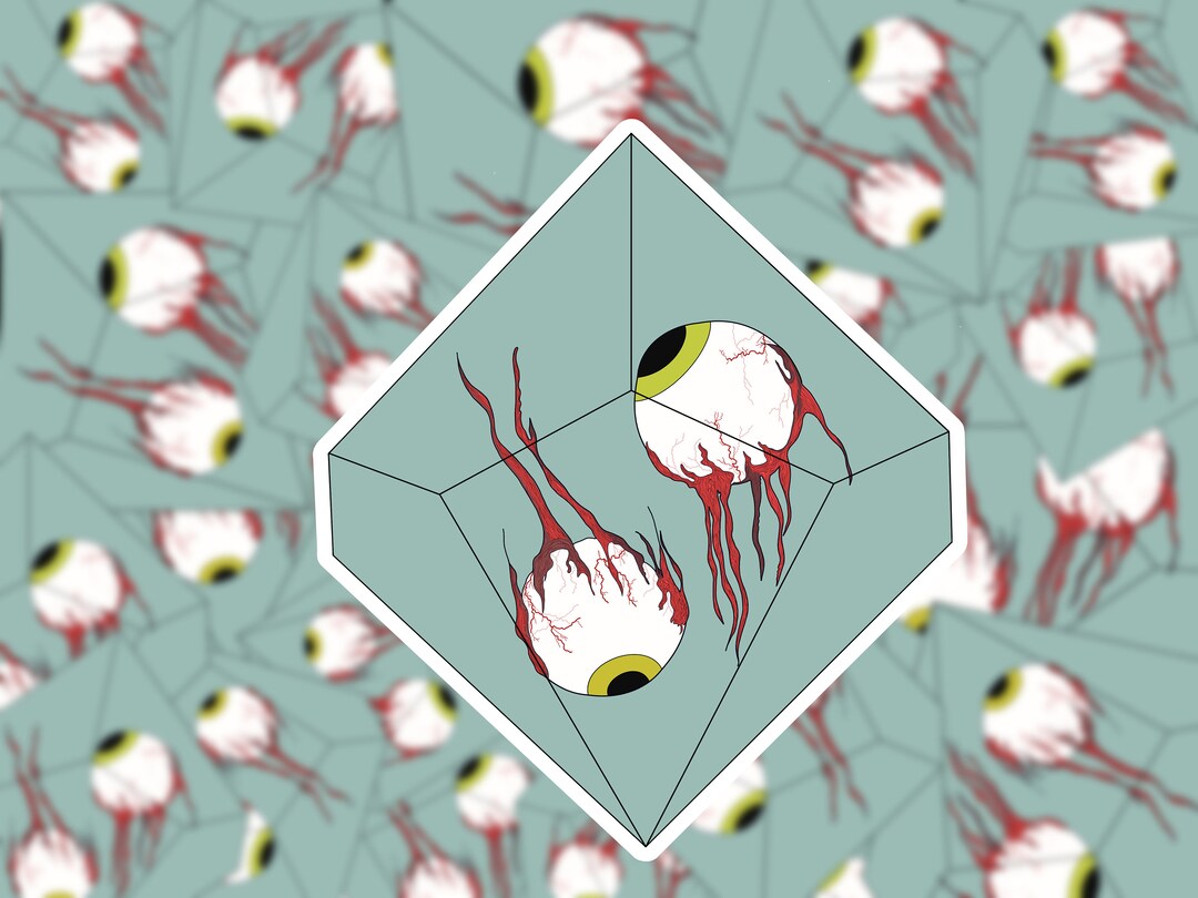 D10 Eyeballs Sticker - Etsy