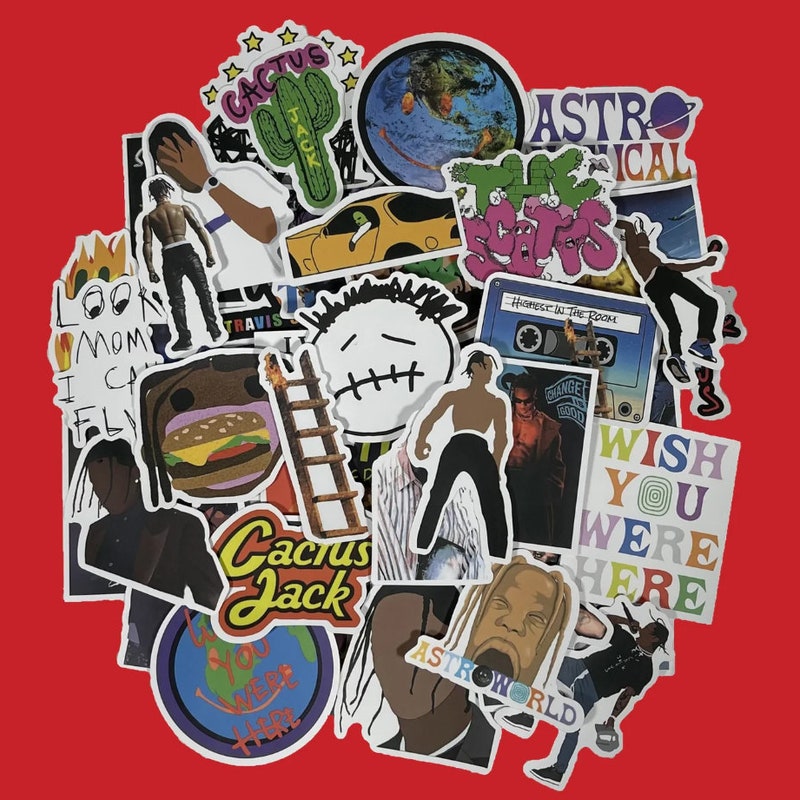 Travis Scott Sticker - Etsy