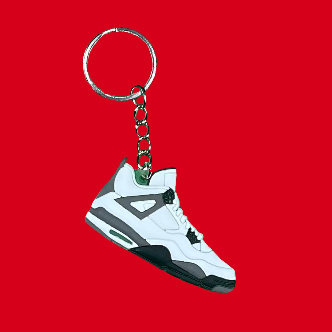 AJ4 Cement Keychain With Free Shipping Trendy Shoe Accessory for Bags ...