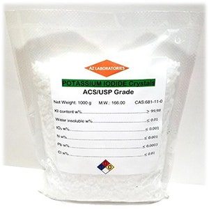 Potassium Iodide Pure USP Crystals / Powder 1000 Grams 1 KG / USA ...