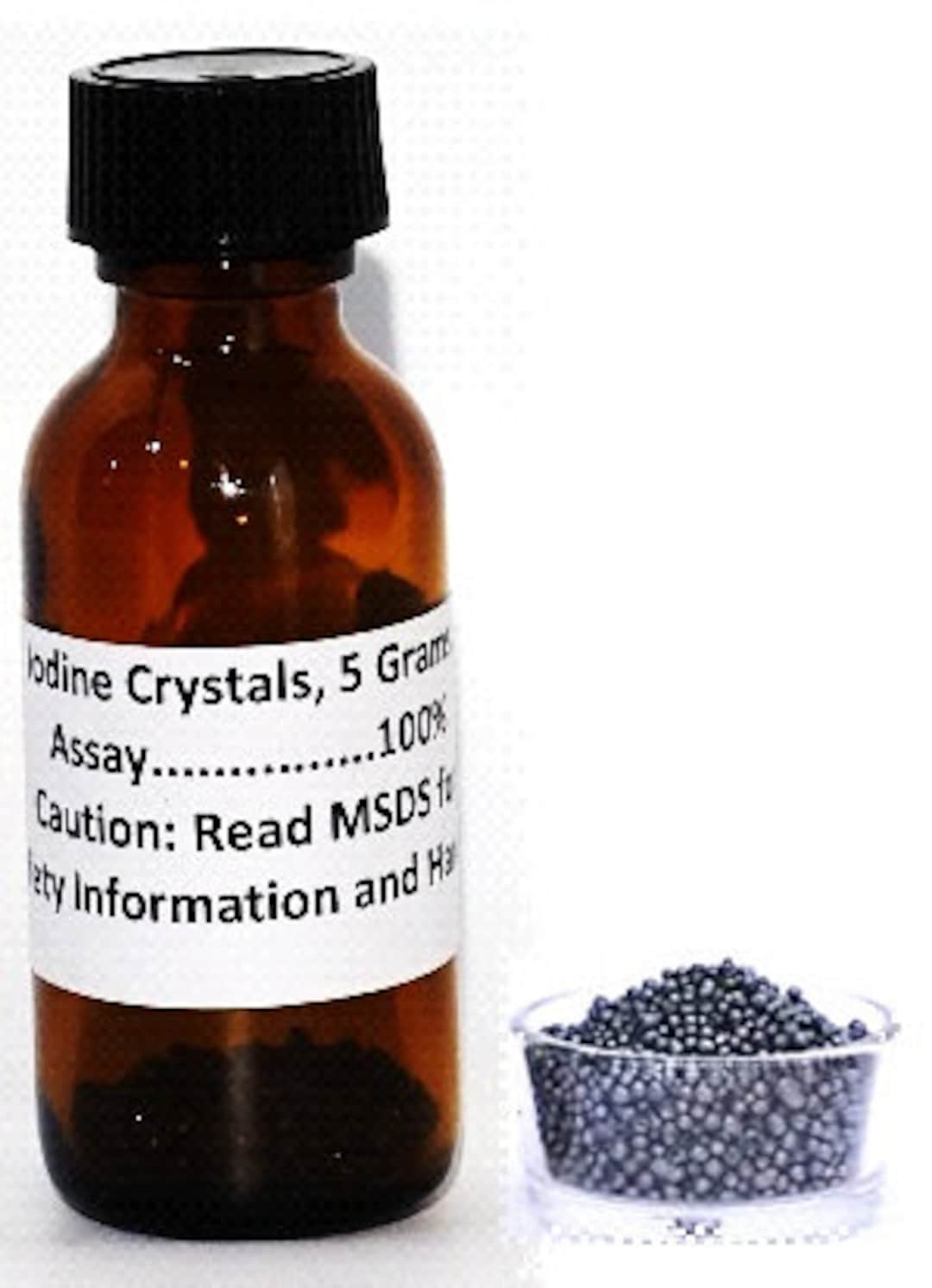 Pure Elemental Iodin Prilled / Crystals / 100%/ Lab Experiment / Sample ...