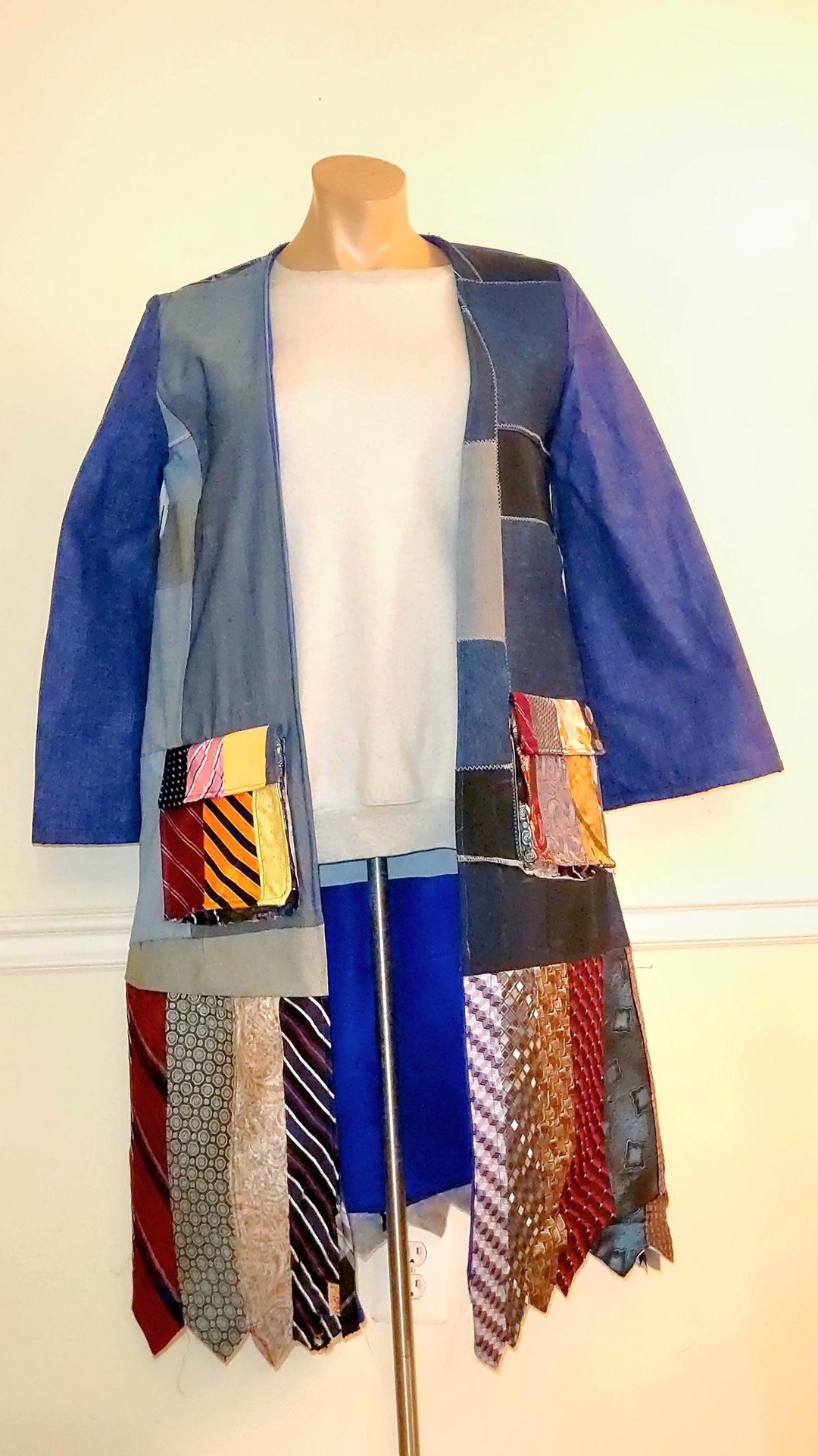 The Windsor - Plus Size Upcycled Jacket - Etsy