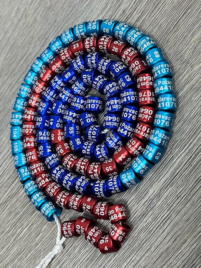20 Pcs - Aluminium Pigeon Rings - Pigeon Bands - Personalized - Parrot ...