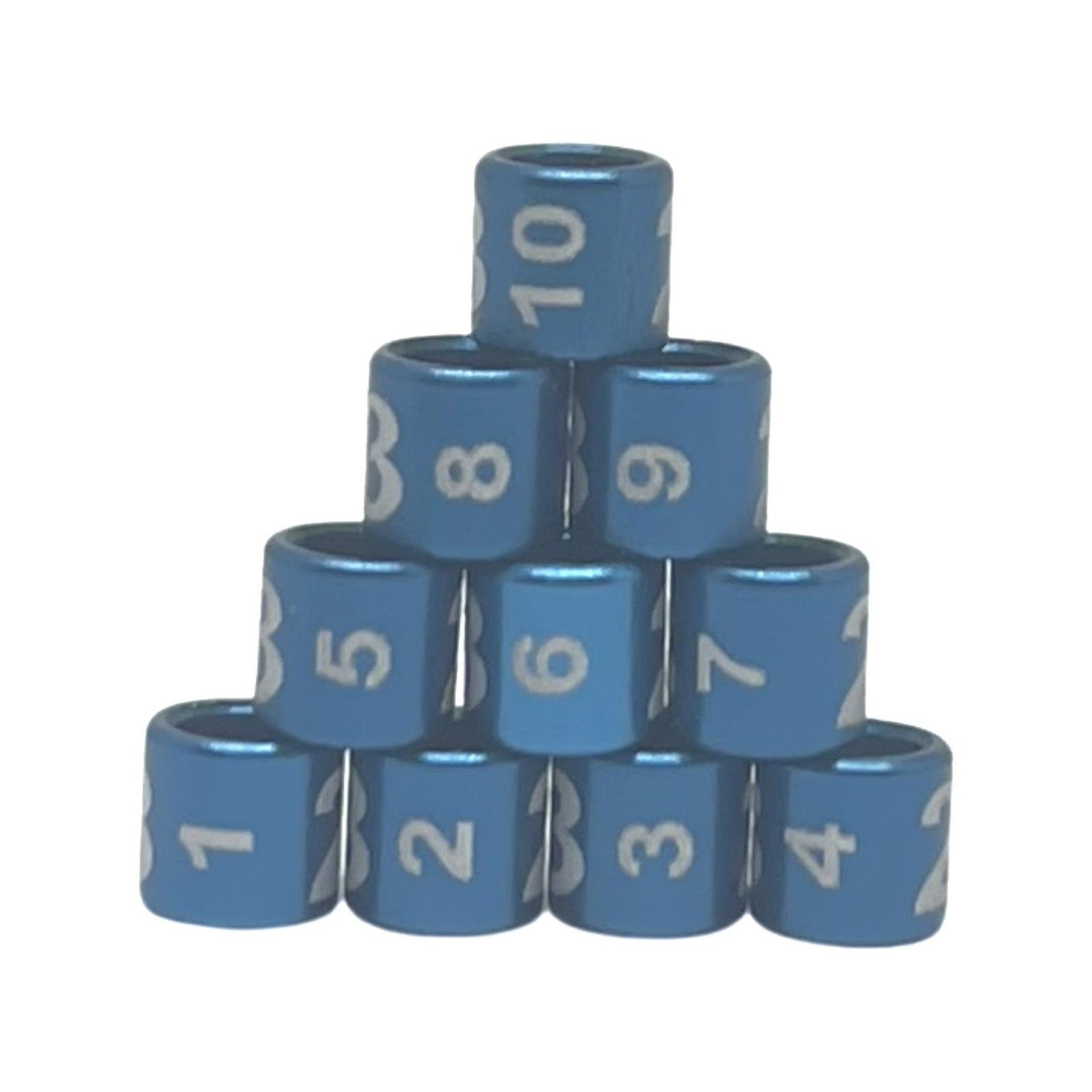 50 Pcs Bird Rings 2023 Blue for Canary Parrots Parakeet - Etsy