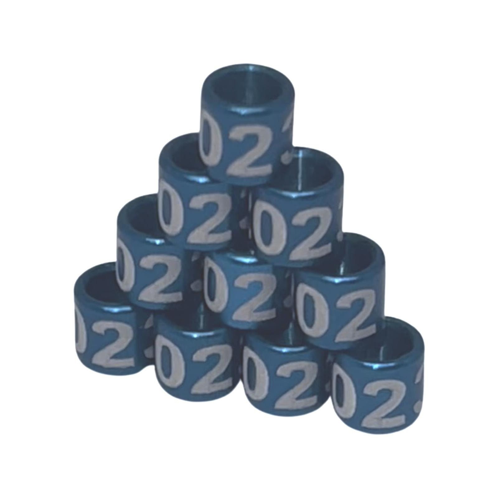 50 Pcs Bird Rings 2023 Blue for Canary Parrots Parakeet - Etsy