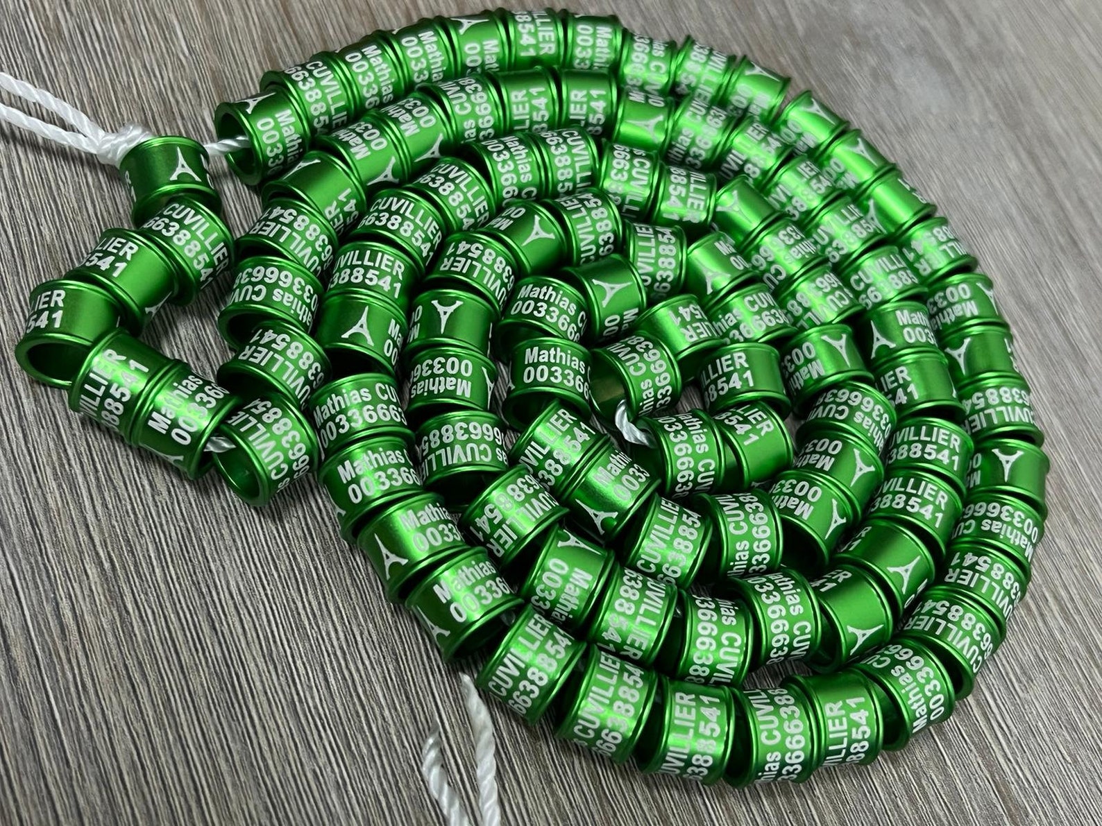 20 Pcs - Aluminium Pigeon Rings - Pigeon Bands - Personalized - Parrot ...