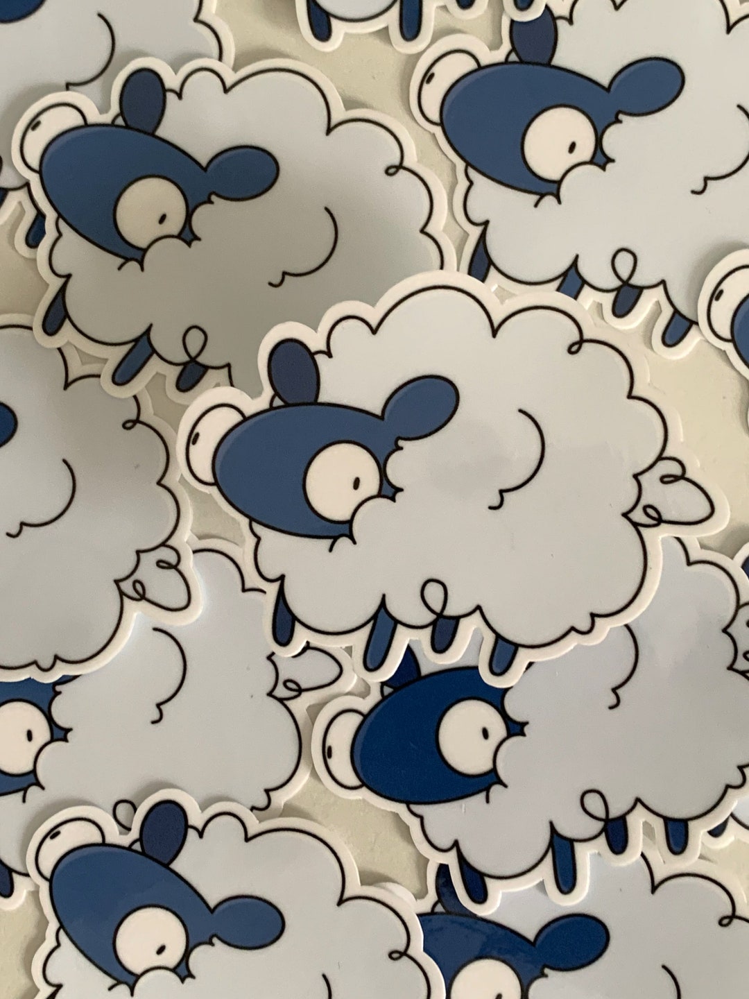 Cute Waterproof Sheep Sticker - Etsy