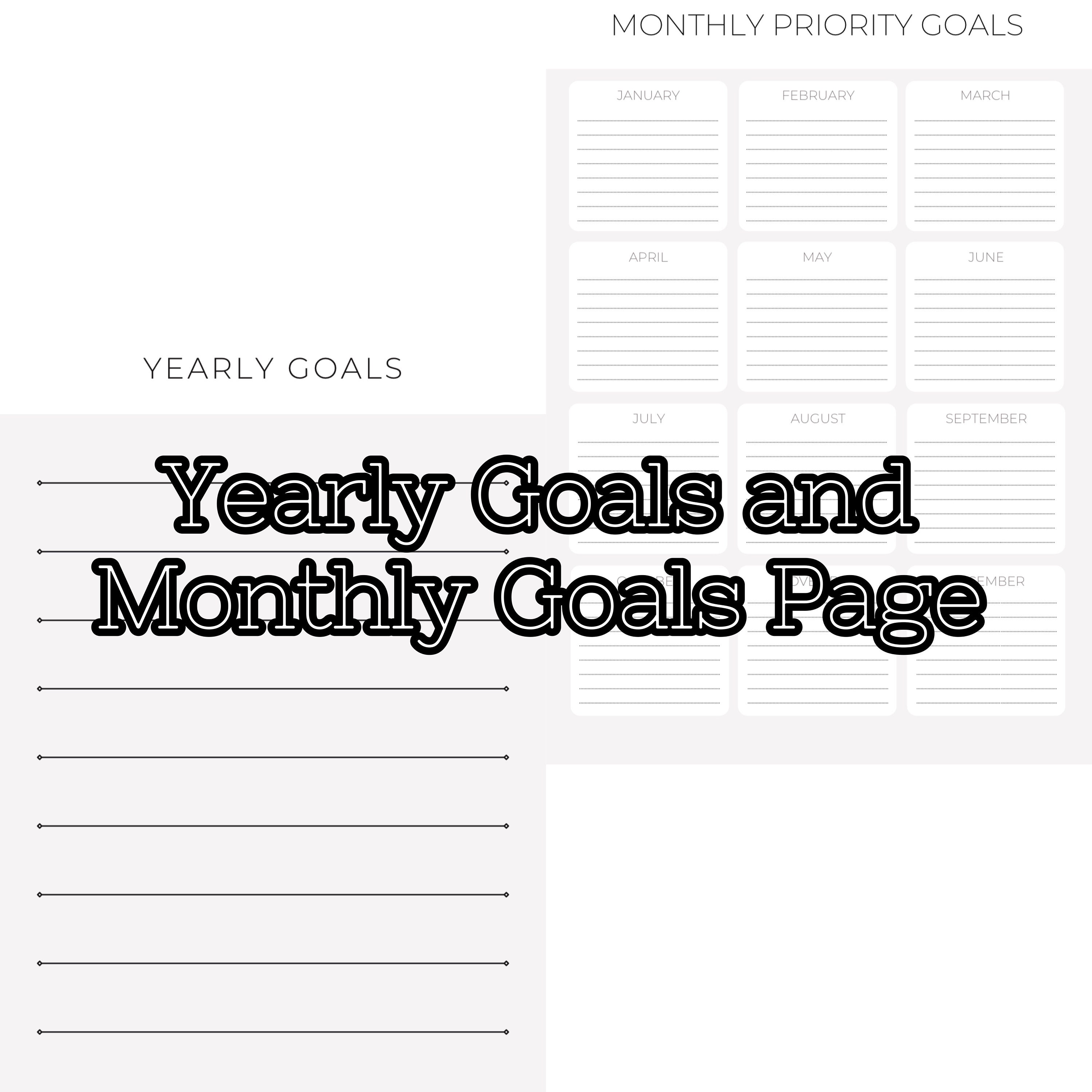 Digital Goal Planner Bundle, SMART GOALS Kit, Good Notes, Keynote ...