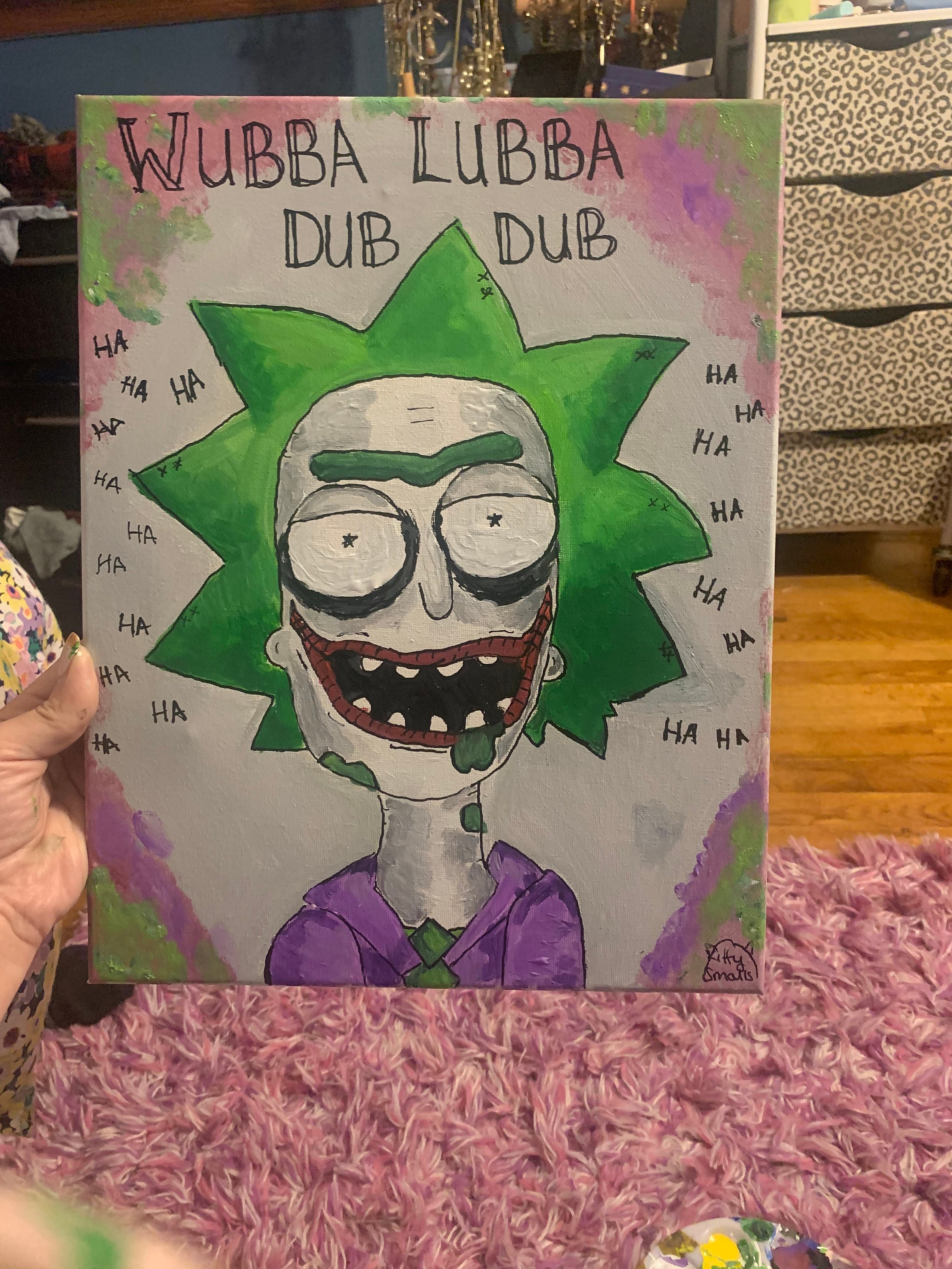 Joker Rick and Morty - Etsy