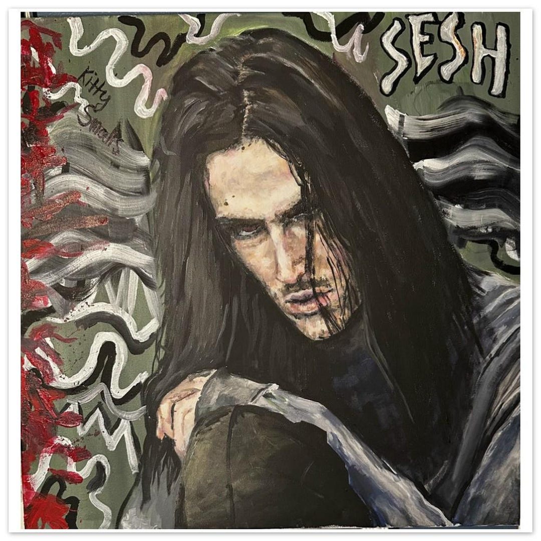 Team Sesh Bones Original Painting - Etsy