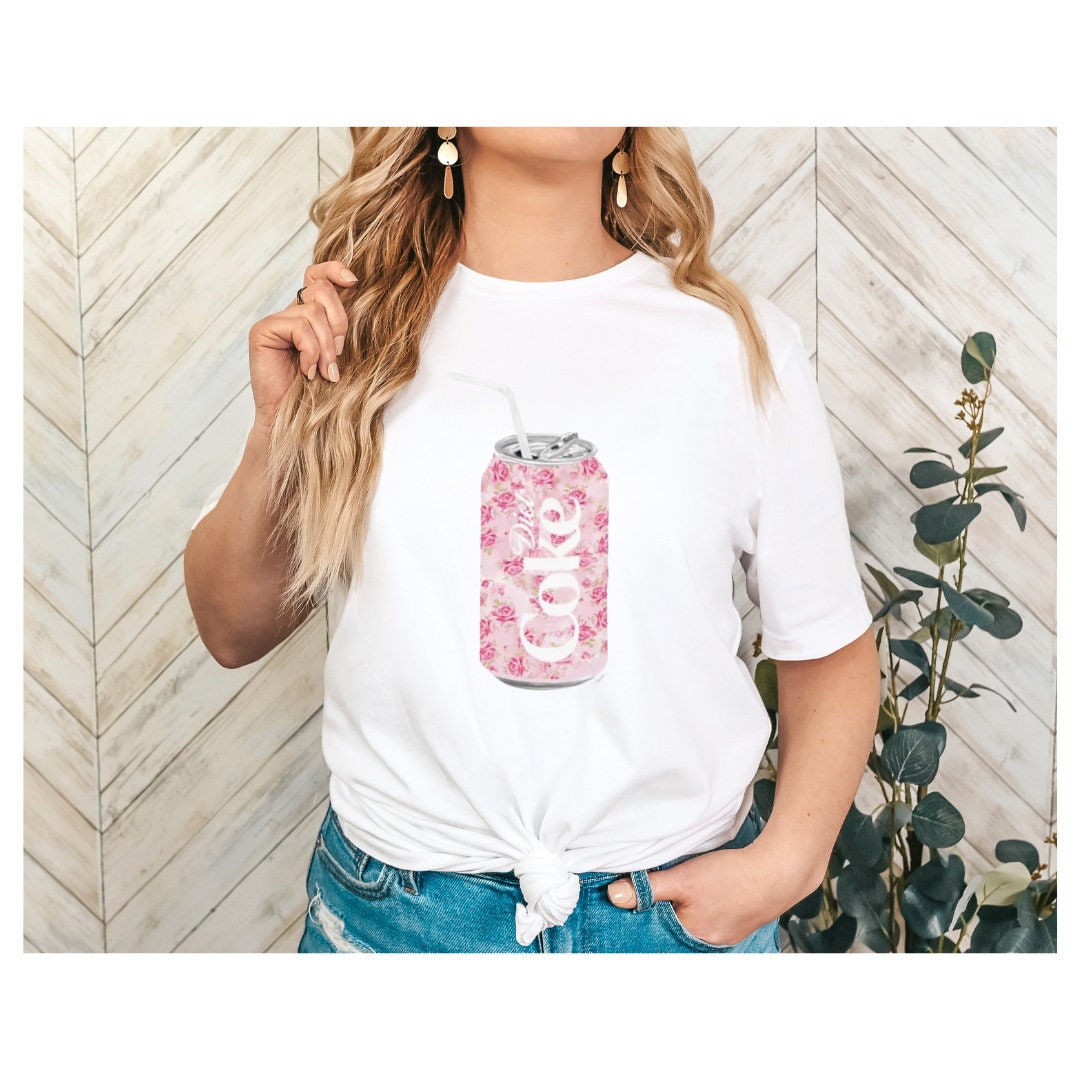 Floral Diet Coke Lover Unisex Garment-dyed T-shirt - Etsy