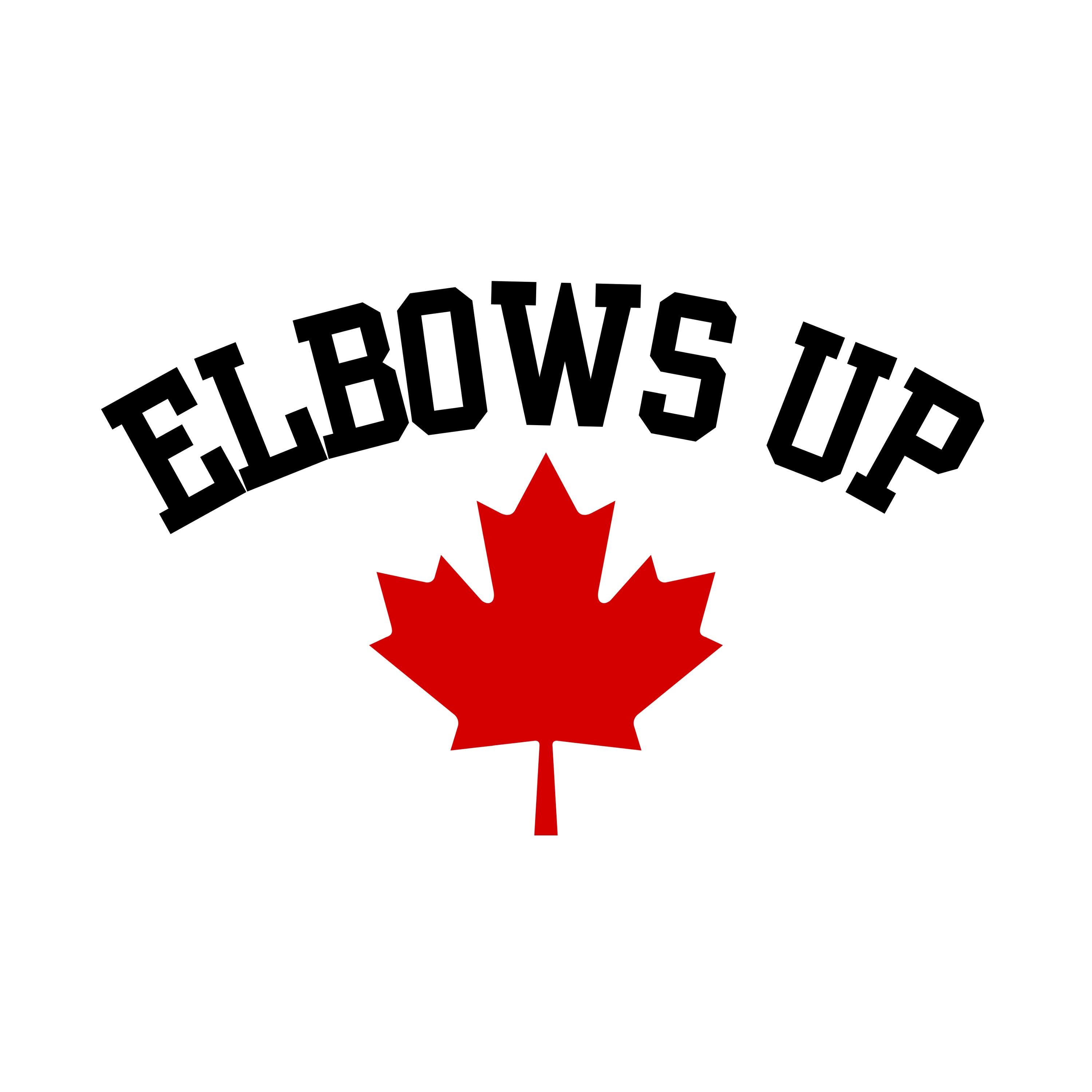 Elbows up | PNG SVG | Hockey | Team Canada | Canadian | Graphic ...