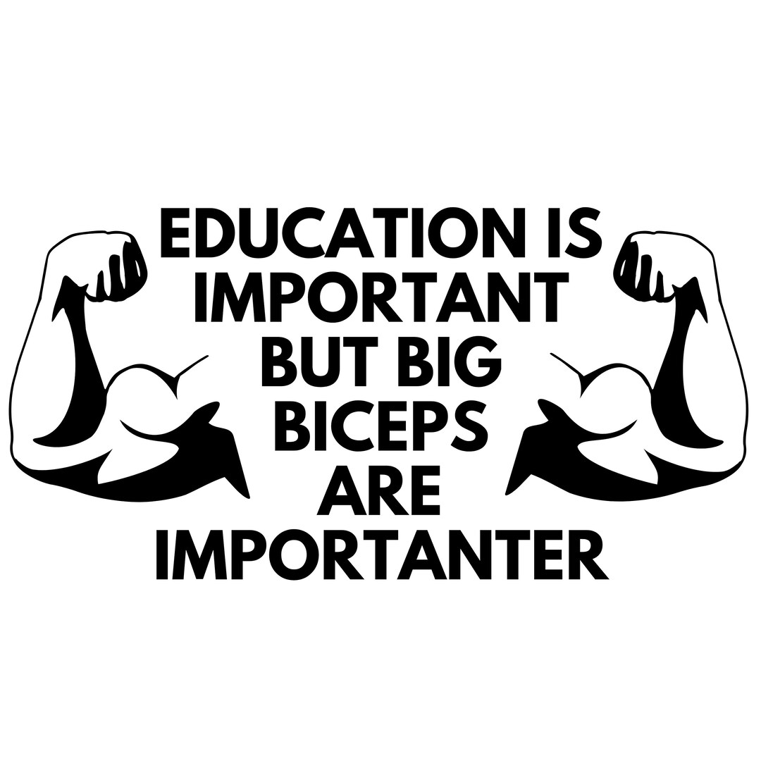 Funny Biceps Workout SVG PNG: Gym Fitness Cut File (digital Download ...