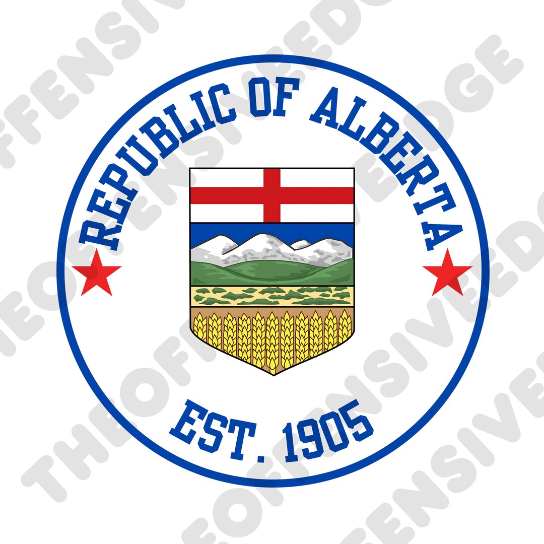 Republic of Alberta | PNG SVG DTF | Digital Download Separation Canada ...