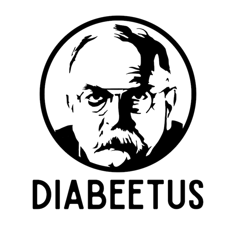 Diabeetus Walter White SVG PNG: Funny Graphics Cut File (digital ...