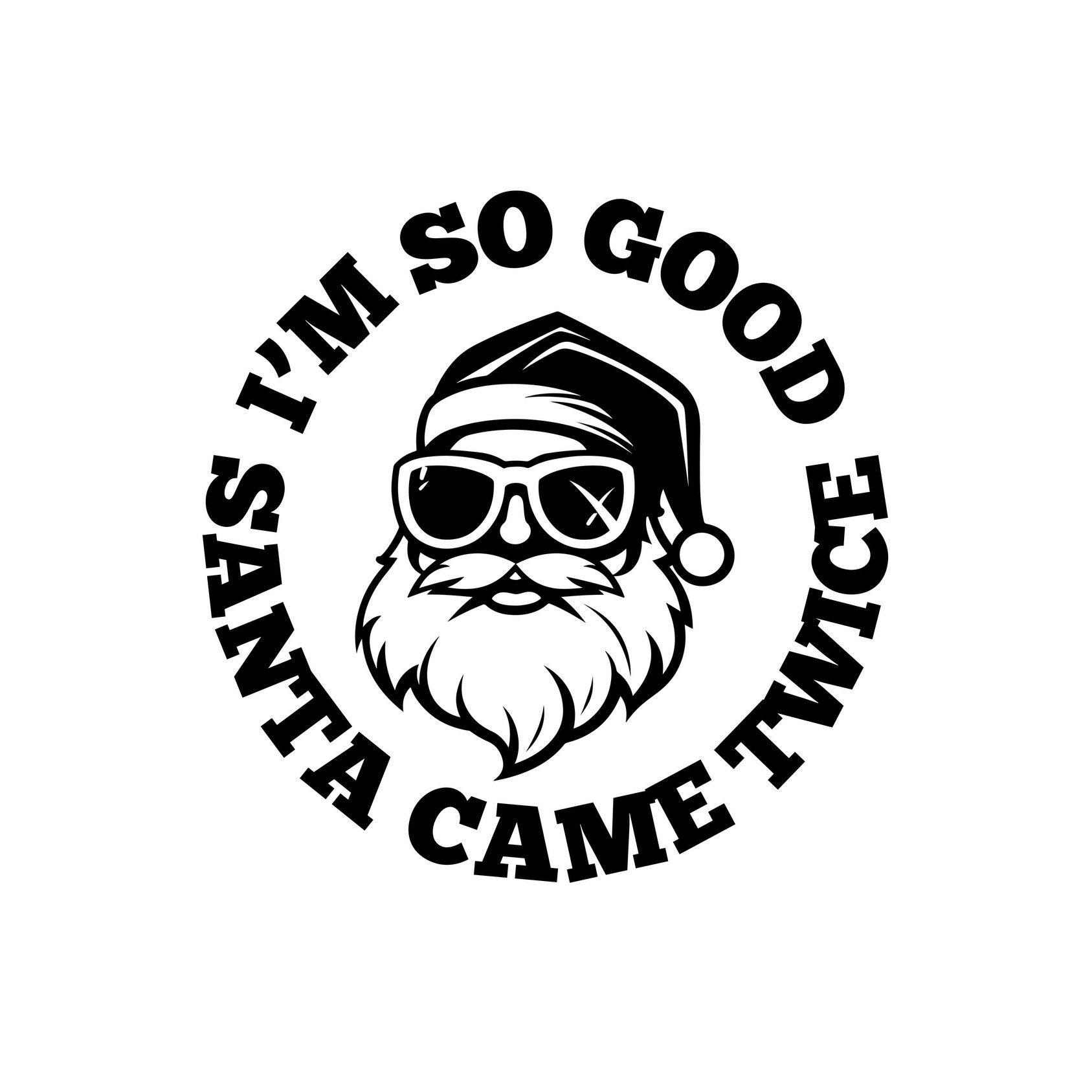 Bad Santa SVG: Funny Christmas Cut File (digital Download) - Etsy