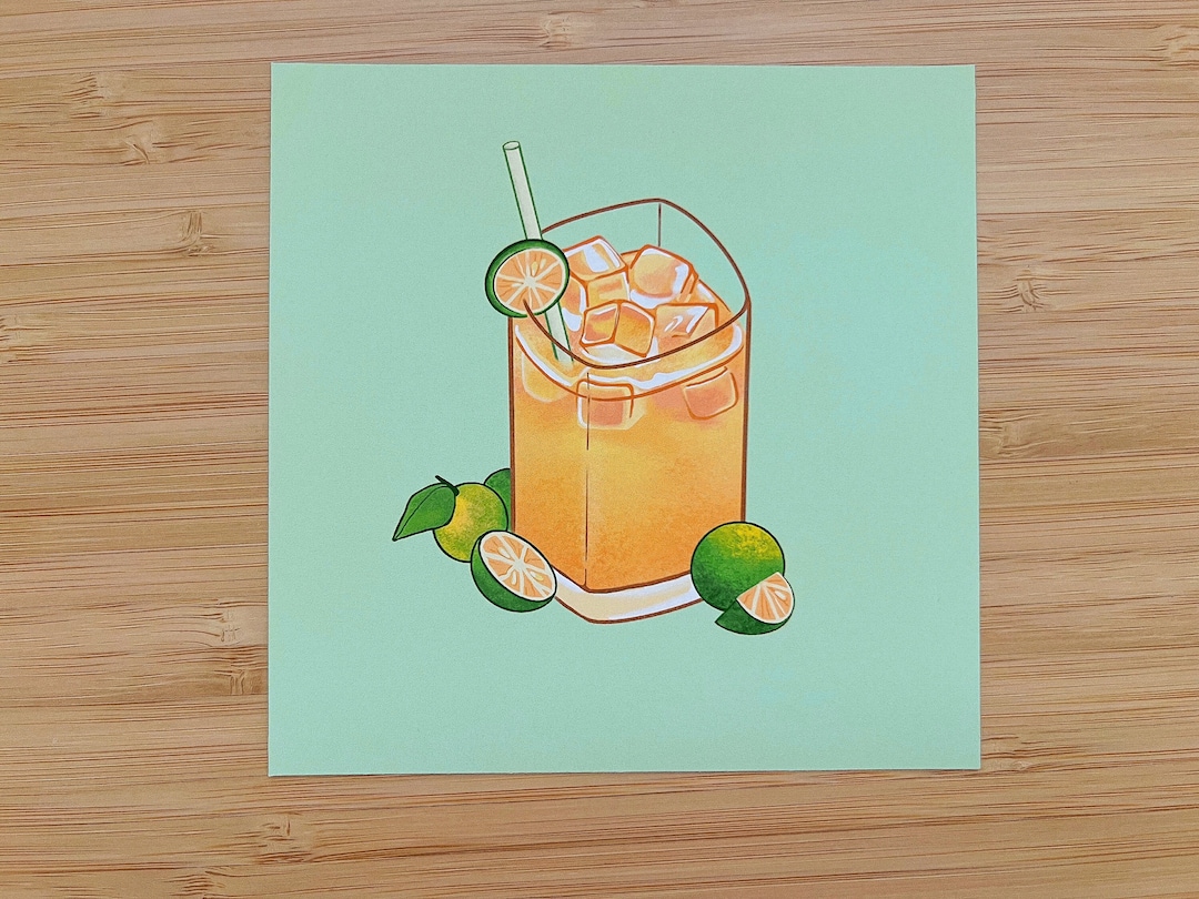Calamansi Juice Print | Filipino Drink, Filipino Sticker, Fil-am, Food ...