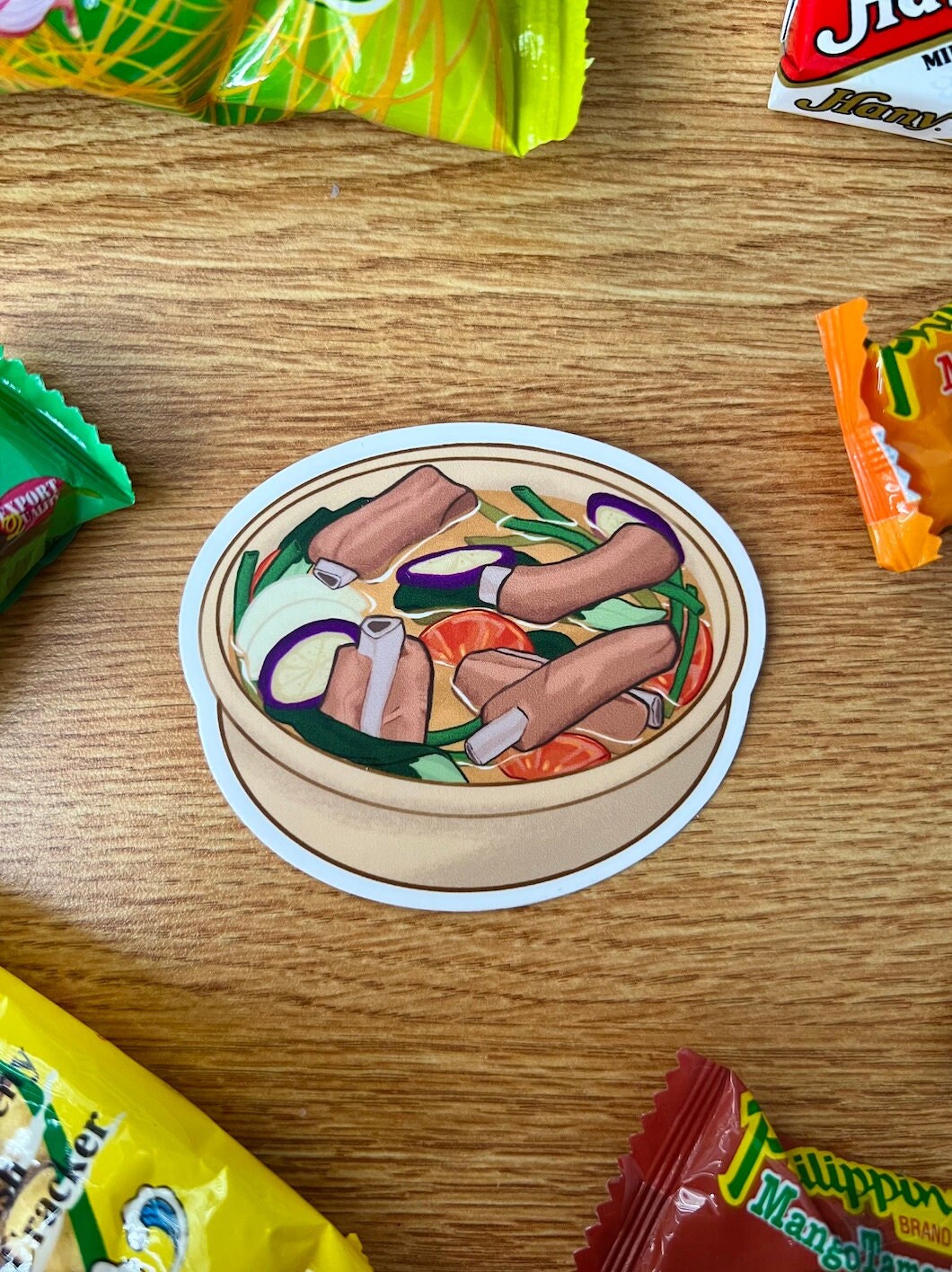Sinigang Sticker Filipino Food Fil-am Soup Die Cut - Etsy