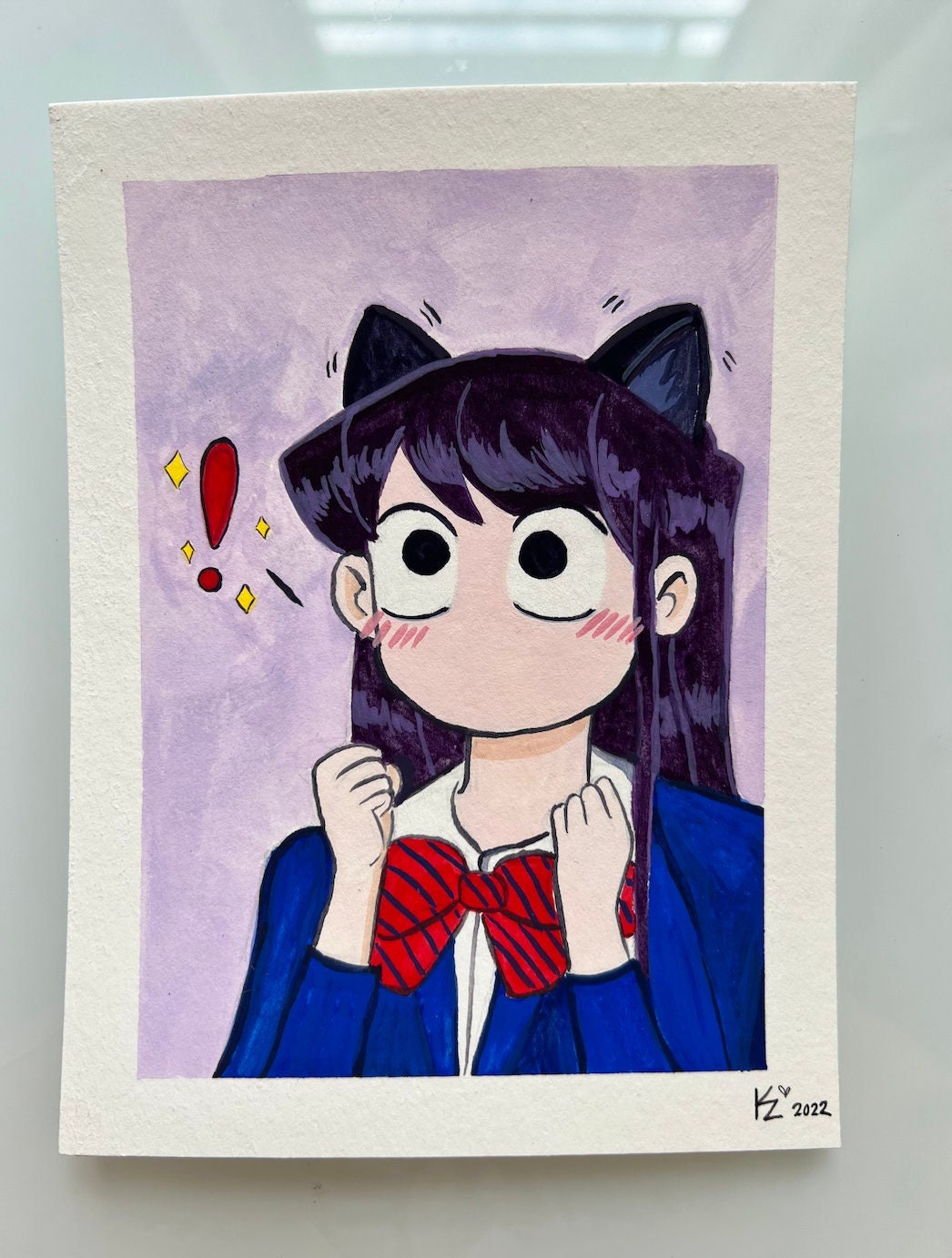 Komi ORIGINAL Komi Can't Communicate Anime Girl - Etsy